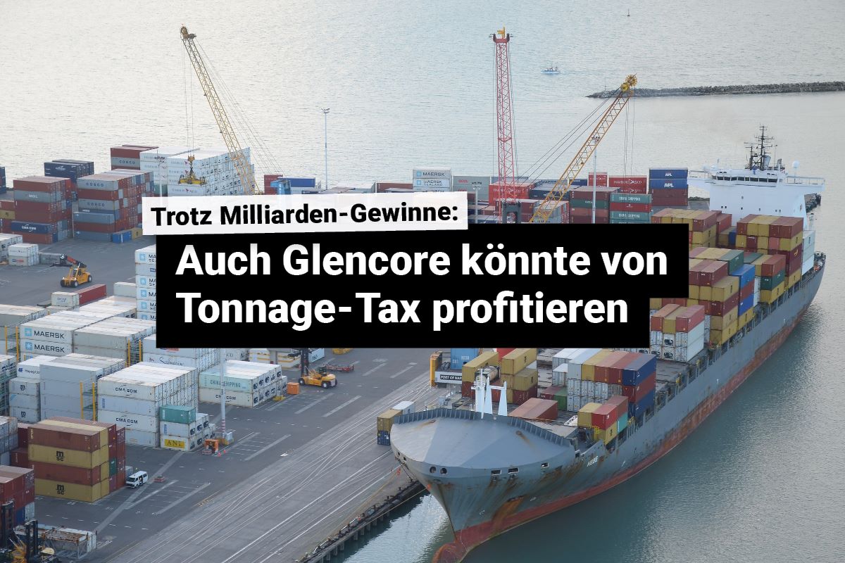 Recherche zeigt: Auch Glencore könnte von Tonnage-Tax profitieren