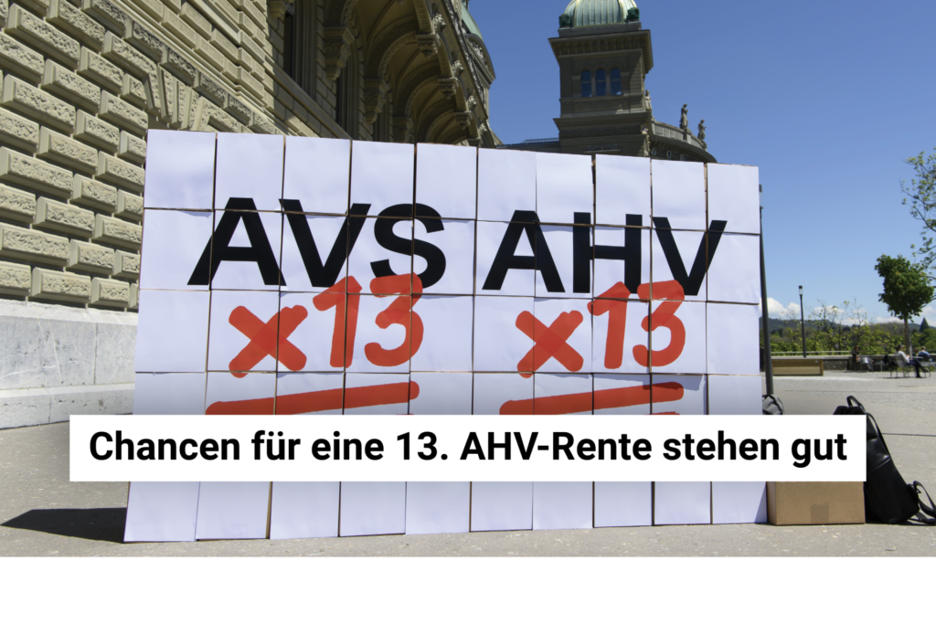 Gute Chancen für eine 13. AHV-Rente